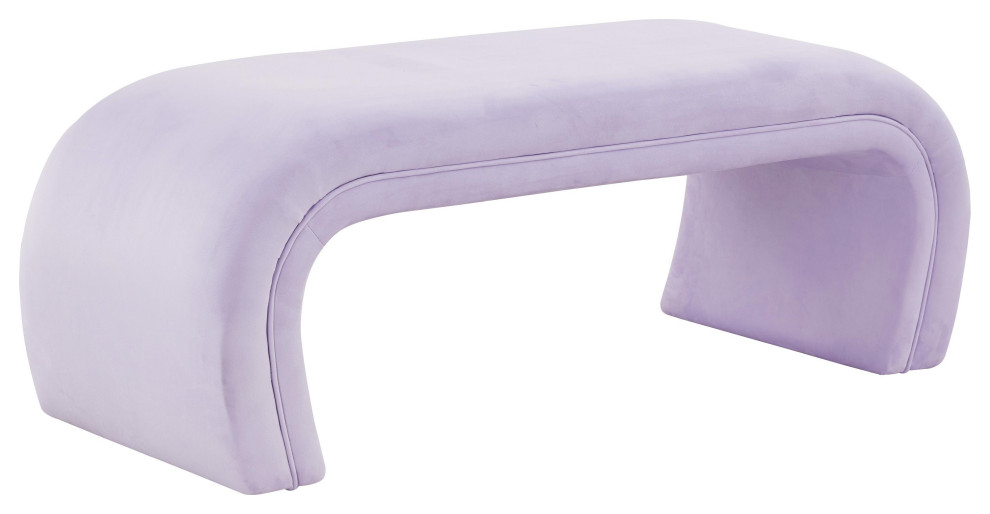 Kenya Velvet Bench - Contemporary - Upholstered Benches - by TOV ...