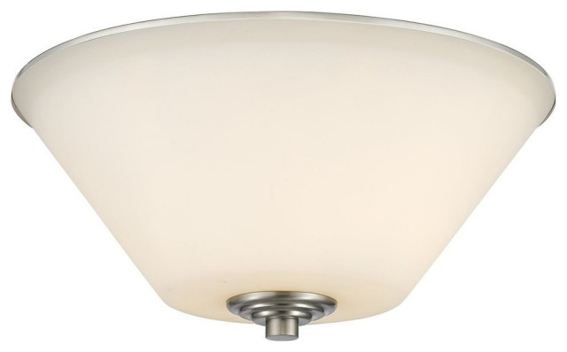 Z-Lite 432F2-BN Jarra - Two Light Flush Mount - Transitional - Flush ...