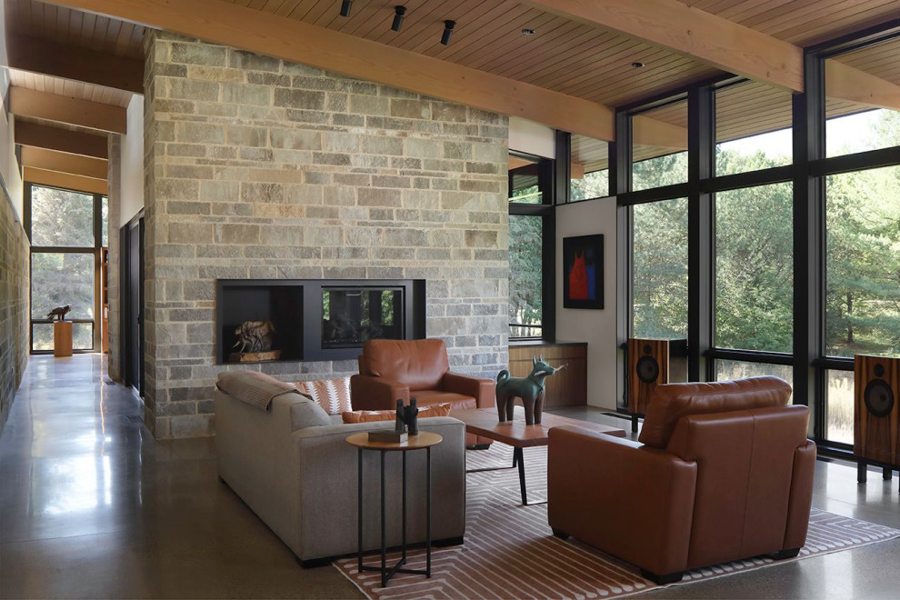 Stunning Design-Build Home - Modern - Living Room - Other - by Burg ...