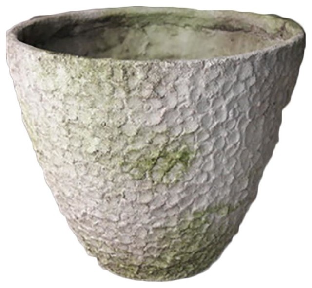 Blossom Planter 10 Inch, Garden Planters - Traditional - Outdoor Pots ...