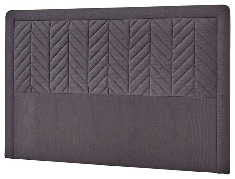 Yatas Bedding Valery Contemporary Wood & Fabric King Size Headboard in ...