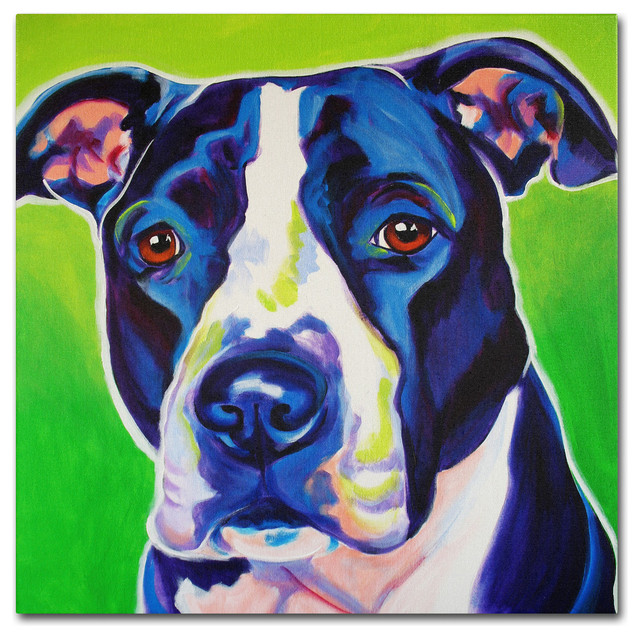 'Sadie' Canvas Art by DawgArt, 24" x 24" - Contemporary - Prints And ...