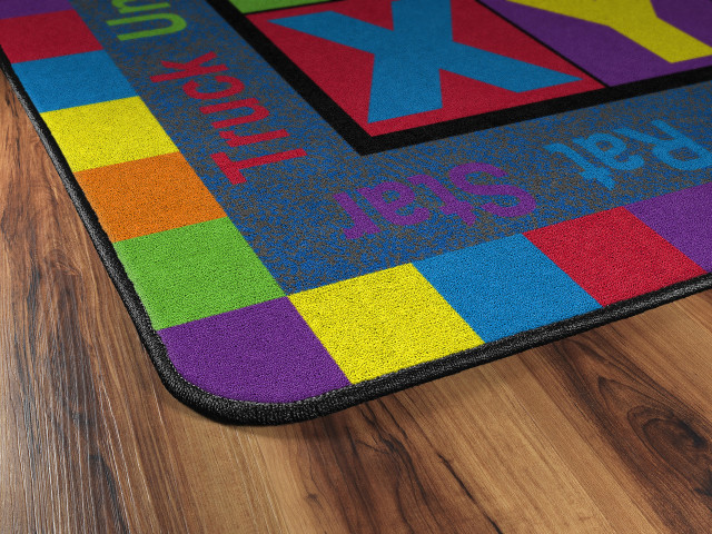 Flagship Carpets VA107-58A 10'9" X 13'2" Abc Words Educational Rug ...