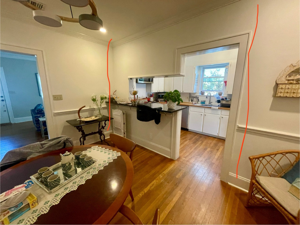 How to DIY open up kitchen