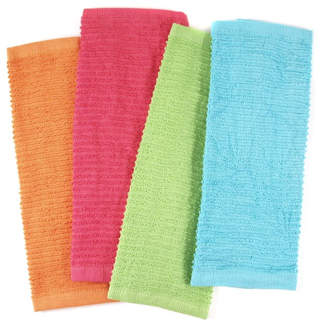 Iron Chef America Chef Dish Cloth in Assorted Bright Colors, Set of 4 ...