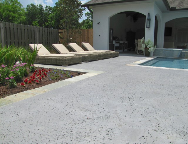 Pool Deck Concrete Finish