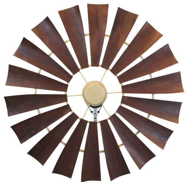 60 Inch Western Rawhide Windmill Ceiling Fan | The Patriot Fan ...