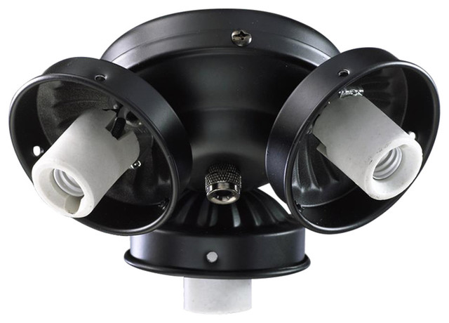 3-Light 190W Light Kit - Transitional - Ceiling Fan Accessories - by ...