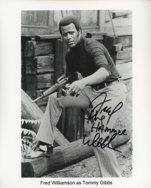 Fred Williamson Signed Photo, Custom Frame - Contemporary - Prints And ...