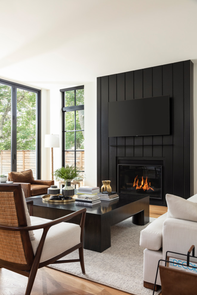 Mountain Modern - Transitional - Living Room - Denver - by Jane ...