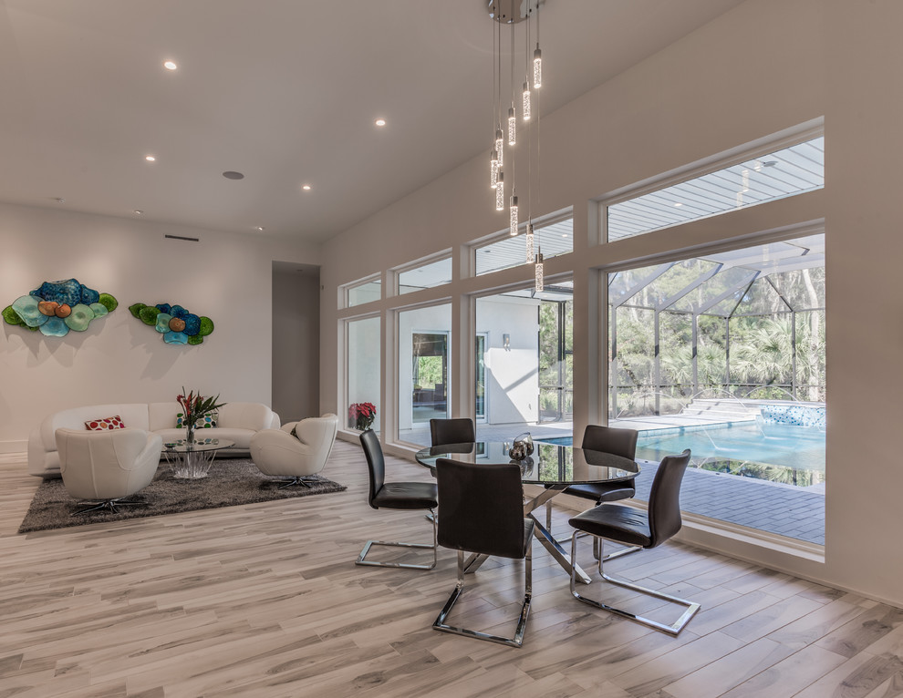 Modern Chic Custom Home - Contemporain - Jacksonville - par BeeTree ...