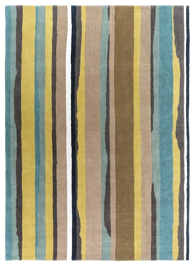 Hand Tufted Sanderson Wool Rug SND-4502, 2' x 3' - Contemporary - Area ...