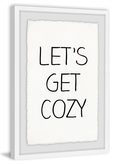 "Let's Get Cozy" Framed Painting Print, 20"x30" - Contemporary - Prints ...