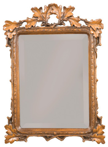 Small Carved Rectangle Bevel Mirror - Wall Mirrors - by Lodgeandcabins ...