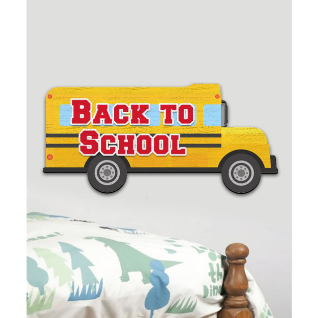 School Bus "Back to School" Holiday Door Decor - Traditional - Outdoor ...
