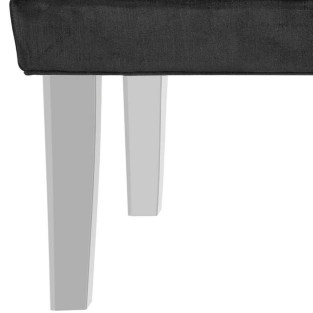 Flora Tufted Bench Black - Contemporary - Upholstered Benches - by AED ...