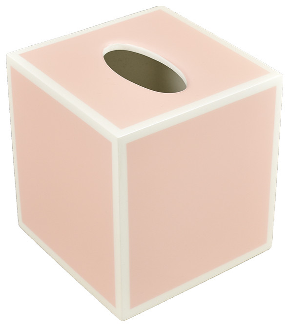 Paris Pink Lacquer Tissue Box - Contemporary - Tissue Box Holders - by ...