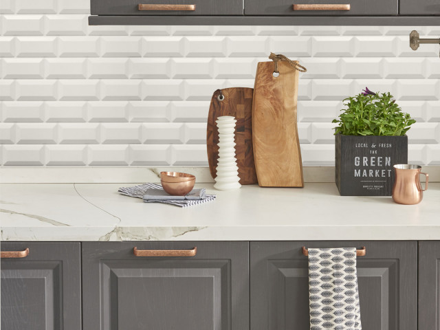 White Brick 3D Wall Panels - Contemporary - Wall Panels - by Dundee ...