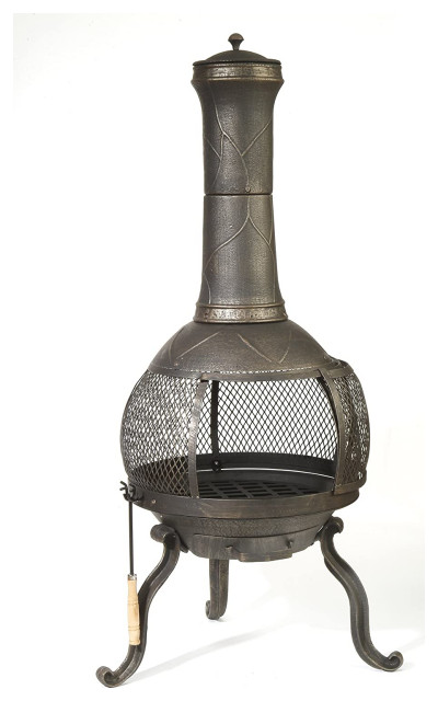 Sonora Cast Iron Chimney - Traditional - Outdoor Fireplaces - by Shop ...