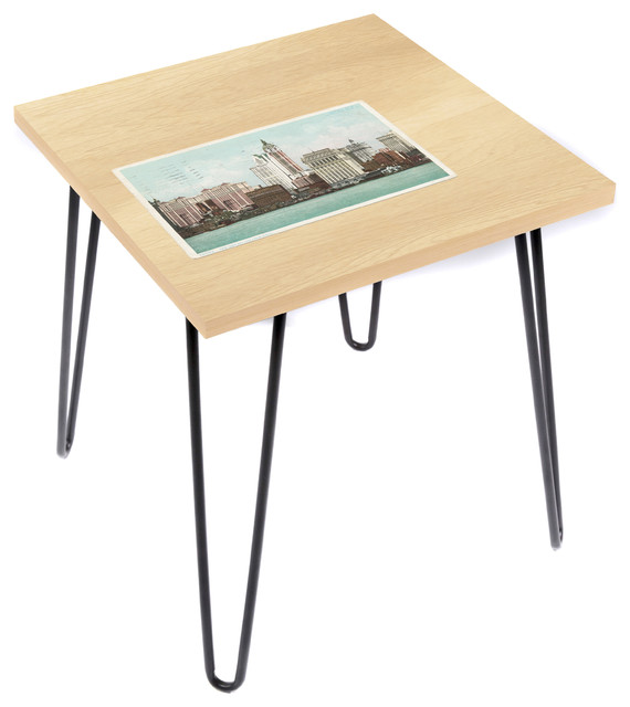 Mad for Manhattan, Skyline Side Table, 20", 20" - Contemporary - Side ...