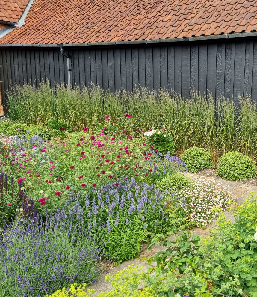 Design for a walled courtyard garden - Contemporary - Landscape - Other ...