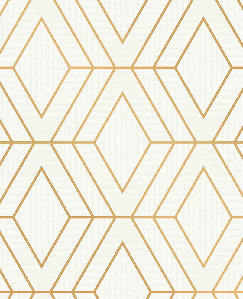 2834-42344 Adaline Off-white Geometric Wallpaper Modern Style, 20.5 ...