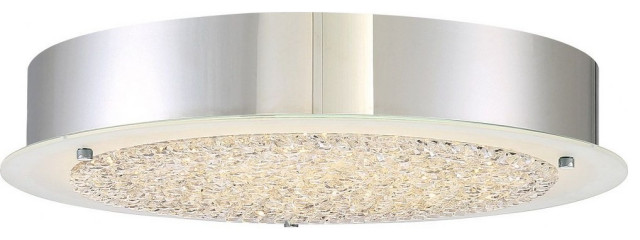 16 Inch 22W 1 LED Large Semi-Flush Mount - Ceiling - Semi-Flush ...