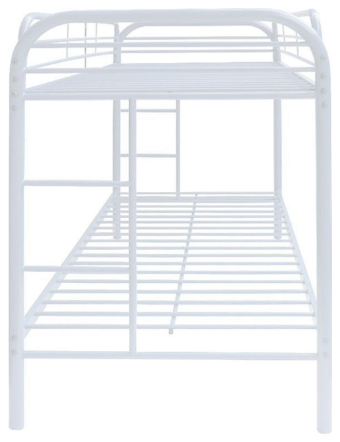 Thomas Twin/Twin Bunk Bed, White - Contemporary - Bunk Beds - by Acme ...