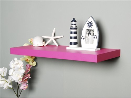 Wooden Floating Shelf in Pink - Modern - by Justin Hou