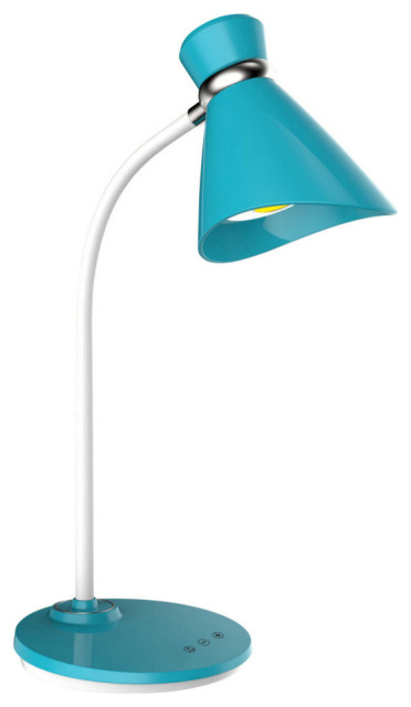 6W Desk Lamp, Blue - Midcentury - Table Lamps - by Buildcom | Houzz