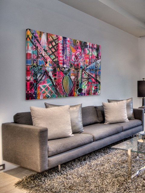 Marmont Hill, "Monster Mash" by Sloane Kady Print on Wrapped Canvas ...