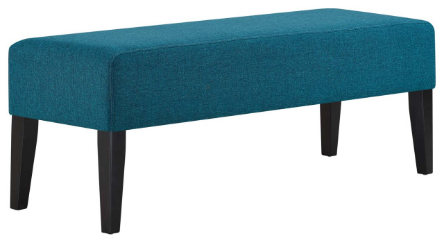 Connect Upholstered Fabric Bench - Transitional - Upholstered Benches ...