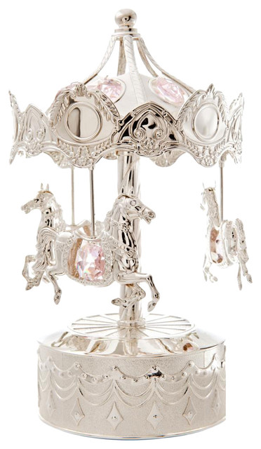 Silver Plated Music Box - Contemporary - Decorative Boxes - by Matashi ...