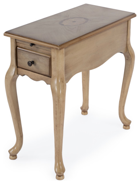 Croydon One Drawer with Pullout Side Table - Traditional - Side Tables ...