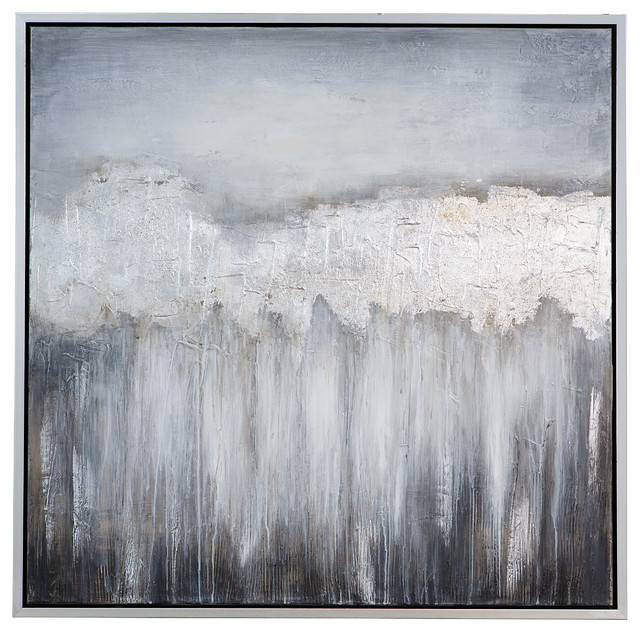 Nightdusk Silver Art - Contemporary - Paintings - by Home Gear | Houzz