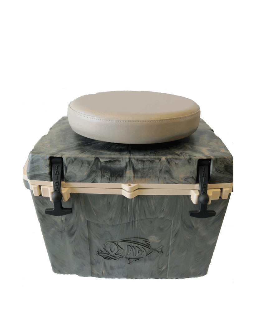 27 Qt Woodland Camo Cooler With Swivel Seat - Beach Style - Coolers And ...