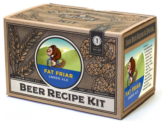 Craft A Brew Fat Frier Amber Ale Craft Beer Recipe Kit - Traditional ...