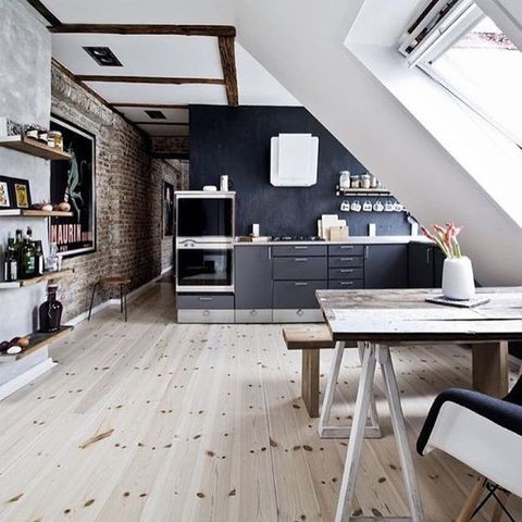 30 Edgy Attic Kitchen Design Ideas - Sacramento - by ComfyDwelling.com ...