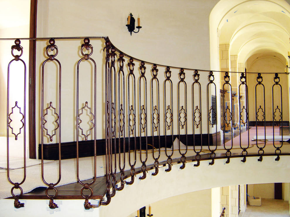 Wrought Iron Rotunda Railing - Mediterranean - Los Angeles - by Vik ...