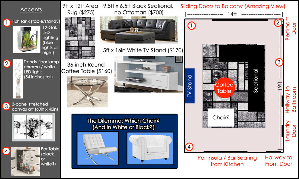Living room layout advice (scale diagrams)