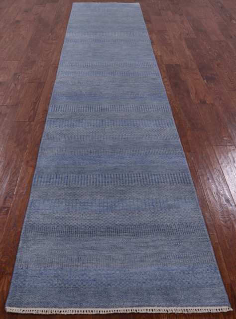 2' 7" X 12' Wool & Silk Savannah Gabbeh Runner Rug - Q4129, 2' 7" X 12 ...