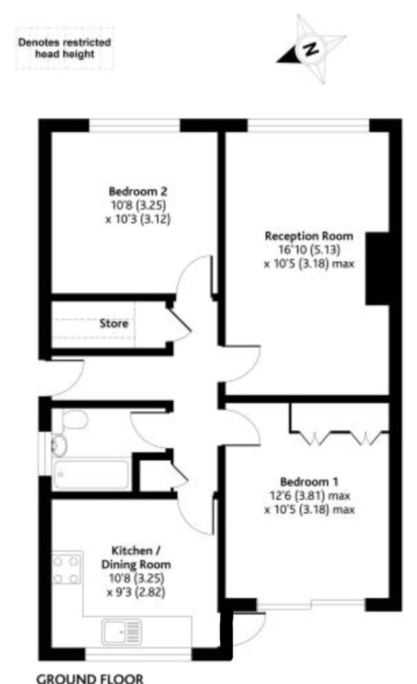 Floor plan of ex local council flat | Houzz UK
