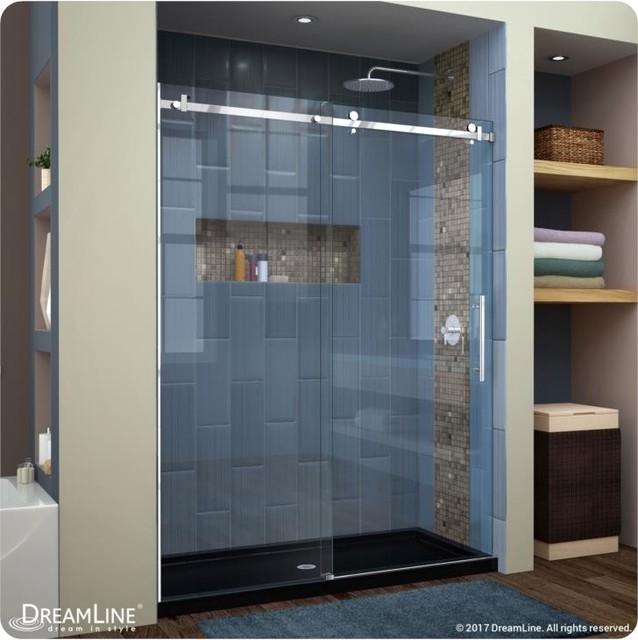 DreamLine Enigma Air Frameless Sliding Shower Door, SHDR-64487610-08 ...