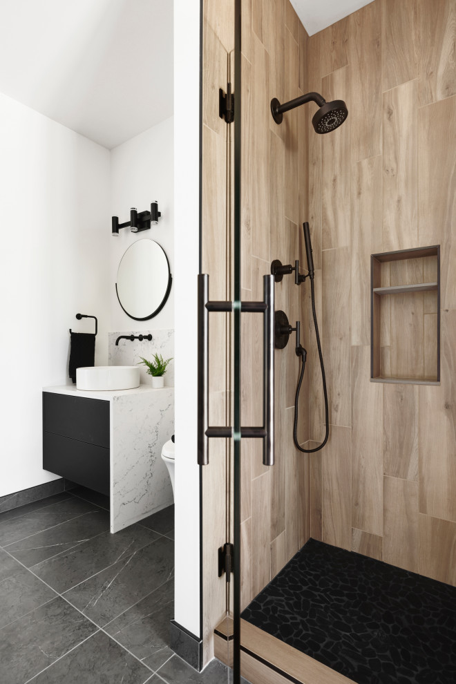 Scandinavian Modern Rambler - Scandinavian - Bathroom - Minneapolis - by Swanson Homes | Houzz