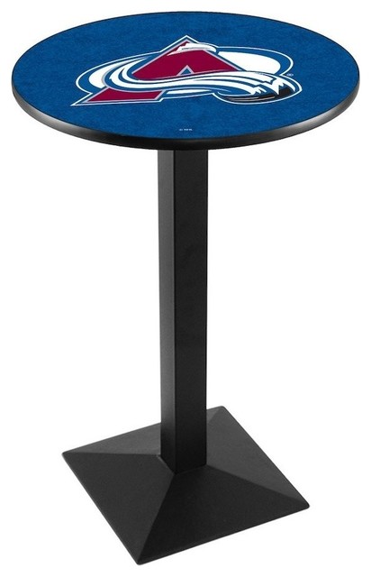 Colorado Avalanche Pub Table, 36"x36", 36"x36" - Contemporary - Indoor Pub And Bistro Tables ...