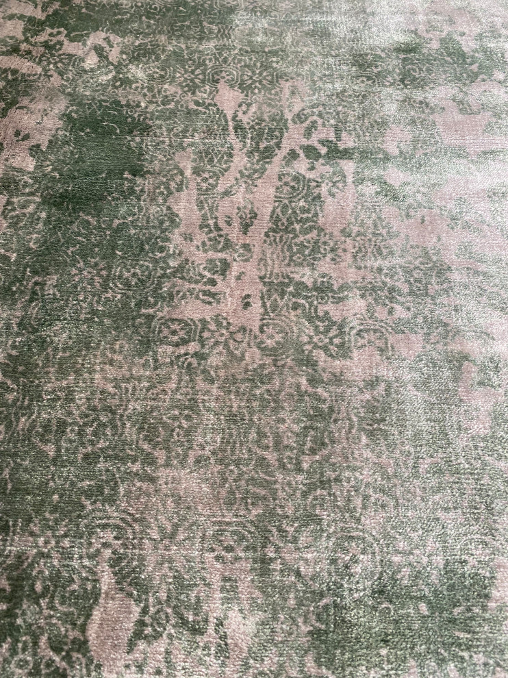 Light Green Modern Rug 6'x9' - Contemporary - Area Rugs - by Pasargad ...