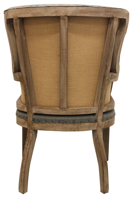 2-Piece Office Set With Navarro Executive Desk and Phelps Gray Armchair ...