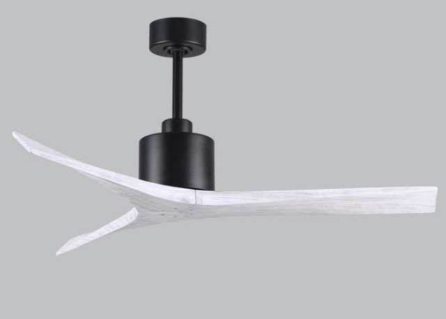 Matthews Fan Mollywood MW-BK-MWH Ceiling Fan, 52 Inch - Transitional ...