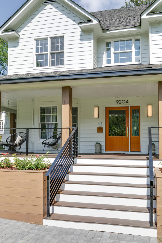 Front Porch Facelift - Farmhouse - Exterior - Richmond - by RIC design ...