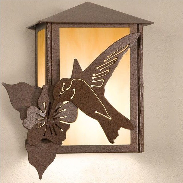 Hummingbird Outdoor Light - Tropical - Outdoor Wall Lights And Sconces ...